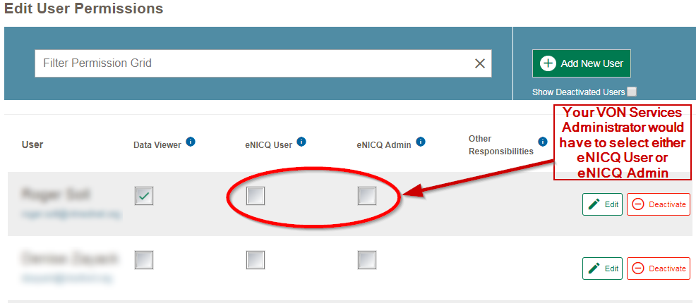 eNICQ 6 - Login Error When Using VON Logins – Help Center