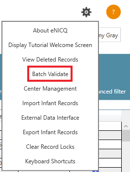eNICQ 6 - Set PHI Submission (Administrators only) – Help Center