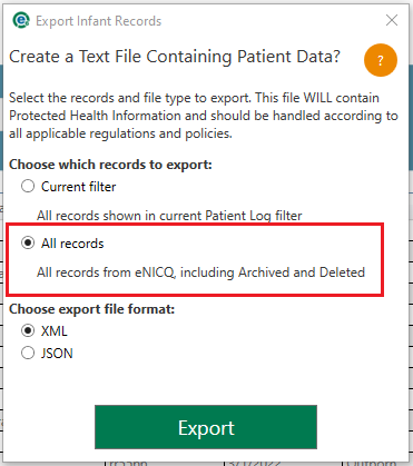 eNICQ 6 - How do I create a backup? – Help Center